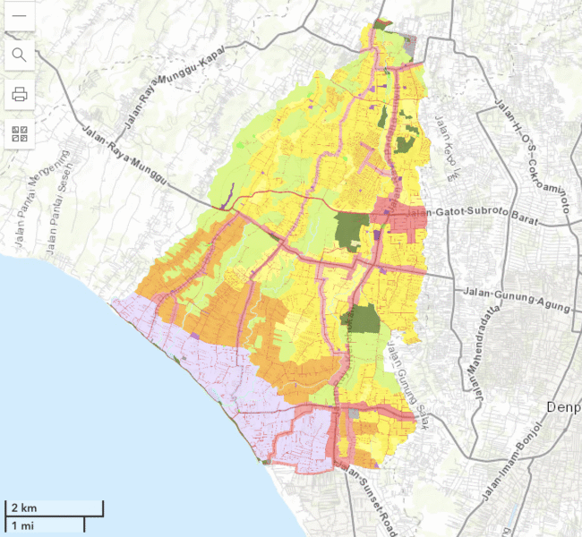 Understanding Zoning Colors in Bali: A Guide